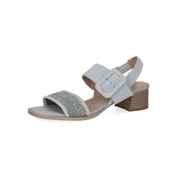 Caprice Leder-Sandaletten in Hellblau - 59% | Gr&ouml;&szlig;e 38 | Damen-sandalen