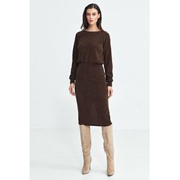 Nife Kleid in Braun - 78% | Gr&ouml;&szlig;e 38 | Damen-kleider