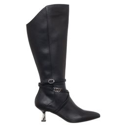 Liu Jo Leder-Stiefel in Schwarz - 49% | Gr&ouml;&szlig;e 38 | Damen-stiefel