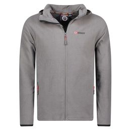 Geographical Norway Fleecejacke "Unicia" in Grau - 66% | Gr&ouml;&szlig;e XXL | Herren-pullover-sport