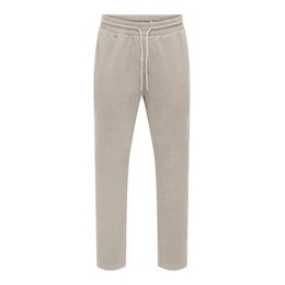 Only & Sons ONLY & SONS Sweathose "Newkodyl" in Beige - 60% | Gr&ouml;&szlig;e S | Herren-plussize