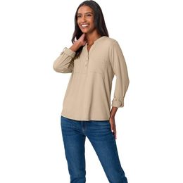 Heine Bluse in Beige - 57% | Gr&ouml;&szlig;e 36 | Damen-blusen