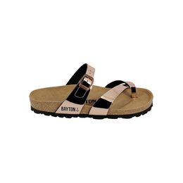 BAYTON Zehentrenner "Diane" in Ros&eacute;gold - 62% | Gr&ouml;&szlig;e 40 | Damen-sandalen