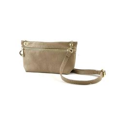 Marlon Leder-Umh&auml;ngetasche in Beige - (B)23,5 x (H)13 x (T)5 cm - 67% | Damen-taschen