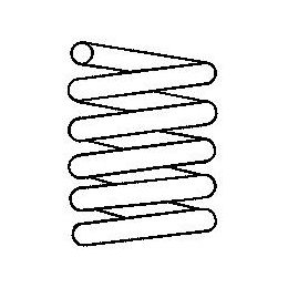 Sachs Fahrwerksfeder 997 698 vorne rechts links &Oslash;14mm 139mm f&uuml;r MERCEDES-BENZ 4603210604 A4603210604
