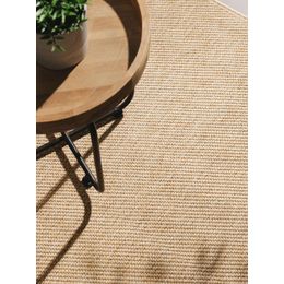 benuta Basic In- & Outdoor-Teppich Iowa Beige 120x170 cm - Teppich f&uuml;r Balkon, Terrasse & Garten