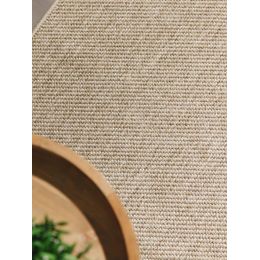 benuta Basic In- & Outdoor-L&auml;ufer Iowa Taupe 80x300 cm - Teppich f&uuml;r Balkon, Terrasse & Garten