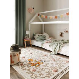 Lytte Kinderteppich Hana Cream/Rosa 90x130 cm - Teppich f&uuml;r Kinderzimmer