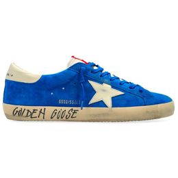 Golden Goose Deluxe Brand Golden Goose Low-Top Sneaker - basket super star - Gr. 43 (EU) - in Blau - f&uuml;r Damen