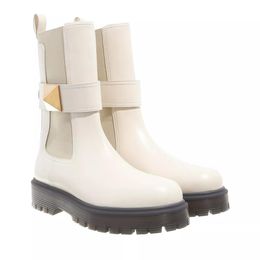 Valentino Garavani Stiefel & Boots - Boots - Gr. 36 (EU) - in Creme - f&uuml;r Damen
