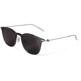 Montblanc Sonnenbrillen - Mb0098 Logo Sunglasses - Gr. unisize - in Schwarz - f&uuml;r Damen