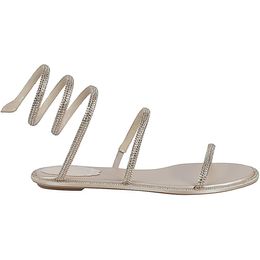 Rene Caovilla Ren&eacute; Caovilla Sandalen - Sandals Beige - Gr. 39 (EU) - in Beige - f&uuml;r Damen