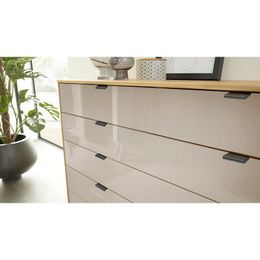 Wiemann Schubkastenkommode &raquo;Cardiff Sideboard, W&auml;scheschrank, teilmassiv Bianco-Eiche, Schubladen&laquo; Glas- oder Massivholzfront, verschiedene Breiten, 