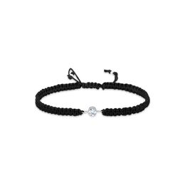 Elli Damen Armband &raquo;Solit&auml;r mit Kristallen von Swarovski 925 Sterling Silber&laquo; schwarz