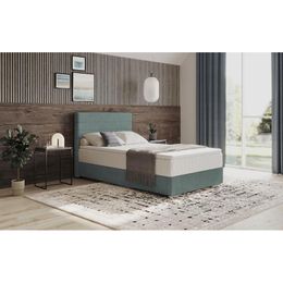 Boxbett &raquo;Stratus 2&laquo; inkl. Bettkasten und Matratze blau 64% Polyester / 36% Baumwolle