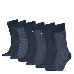 Tommy Hilfiger Herren Socken &raquo;TH MEN SOCK 6P TIN GIFTBOX BIRDEYE&laquo; 6er Pack 39-42