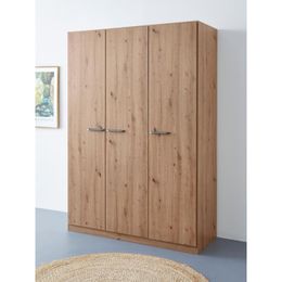 Rauch Dreht&uuml;renschrank &raquo;Kleiderschrank Schrank Garderobe W&auml;scheschrank VANDOR&laquo; in drei Breiten, H&ouml;he 197 cm, Griffe in Graumetallic MADE IN GERMANY 
