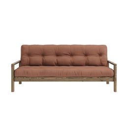 Karup Design Schlafsofa &raquo;KNOB&laquo; mit Futonmatratze, verschiedene Farben, FSC -zertifiziert, Kiefer braun Matratzenmaterialzusammensetzung: Futonmatratze mit 