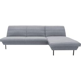 LOOKS by Wolfgang Joop Ecksofa &raquo;LOOKS IX L-Form&laquo; Quersteppung, ohne Armlehnen blau 70% R-Polyester, 30% Polyester