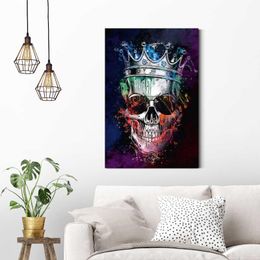 Reinders Deco-Panel &raquo;Skull Crown&laquo; bunt Holzwerkstoff
