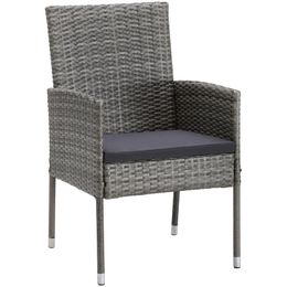 Merxx Garten-Essgruppe &raquo;Costa Rica, TOPSELLER!&laquo; 6x Sessel, 1x Tisch 140x80 cm, inkl. Sitzkissen, OTTOs Choice, 13 Stk. tlg. Polyrattan, Tischplatte 