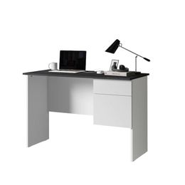 Home Affaire Schreibtisch &raquo;Sunrise, kleiner Computertisch, B&uuml;rotisch&laquo; mit 1 T&uuml;r & 1 Schublade, Tischplatte Breite 110 cm, Made in Italy wei&szlig;