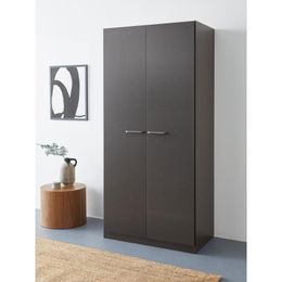 Rauch Dreht&uuml;renschrank &raquo;Kleiderschrank Schrank Garderobe W&auml;scheschrank VANDOR&laquo; in drei Breiten, H&ouml;he 197 cm, Griffe in Graumetallic MADE IN GERMANY 