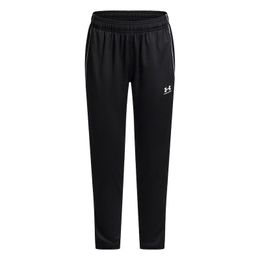 Under Armour M&auml;dchen Trainingshose sportlicher Stil, f&uuml;r Kinder, aus Polyester und Elasthan, flexibel wei&szlig; XS (122), N-Gr