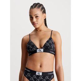 Calvin Klein Underwear Damen Bralette-BH &raquo;UNLINED TRIANGLE&laquo; mit klassischem CK-Logobund schwarz XS (34), N-Gr