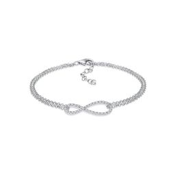 Elli Damen Armband &raquo;Infinity mit Kristallen von Swarovski 925 Sterling Silber&laquo;