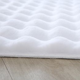 Ayyildiz Teppiche Hochflor-Teppich &raquo;AMBIANCE 5110&laquo; rechteckig 25 mm H&ouml;he L&auml;ufer / Besonders weich / Dicker Flor / Pflegeleicht wei&szlig; Polyester