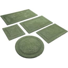Wecon home Basics Badematte &raquo;Knut&laquo; H&ouml;he 20 mm waschbar, rutschfest, strapazierf&auml;hig, pflegeleicht, Bord&uuml;re, weich Baumwolle