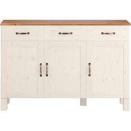 Home Affaire Sideboard &raquo;Alby&laquo; wei&szlig; FSC -zertifiziertes Massivholz