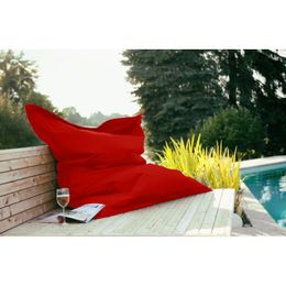 Kinzler Sitzsack &raquo;XXL Outdoorf&auml;hig&laquo; 1 Stk. tlg. Uni Farben, Outdoor geeignet, ideal im Wohnzimmer & Kinderzimmer rot Polyester
