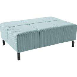Home Affaire Hockerbank &raquo;Ancona New&laquo; passend zum Ecksofa "Ancona New", auch in Easy care-Bezug blau : 88% Polyester, 12% Polyacryl