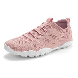 Vivance Damen Sneaker &raquo;Freizeitschuh, Halbschuh mit ultraleichter und flexibler Sohle,&laquo; zum Reinschl&uuml;pfen mit elastischen Schn&uuml;rb&auml;ndern VEGAN rosa 37