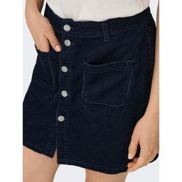 Jacqueline de Yong Jdy Damen JDY Cordrock &raquo;JDYSHIRAZ CORDUROY SKIRT PNT DIA&laquo; blau L (40)