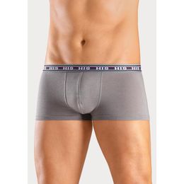 H.I.S. H.I.S Herren Hipster Packung, 5 Stk. knapp sitzende Boxershorts aus Baumwoll-Stretch schwarz S, 5 Stk.