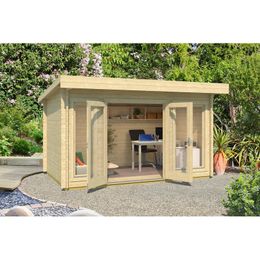 Nordic Holz Gartenhaus &raquo;DORSET 1&laquo; beige Massivholz
