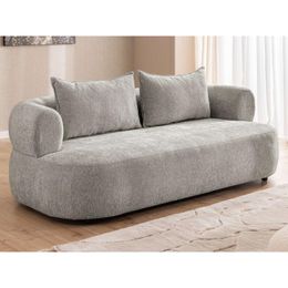 Home Affaire 3-Sitzer &raquo;LUSSAC 3-Sitzer Design-Sofa mit Zierkissen, Ma&szlig;e B/T/H: 202/123/78 cm&laquo; hoher Sitzkomfort und modernes Design, Sofa ohne 