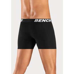 Bench. Herren Boxer &raquo;Boxershorts f&uuml;r Herren&laquo; Packung, 4 Stk. Unterhose mit l&auml;ngerer Beinform aus Baumwollmischung schwarz S (4), 4 Stk.