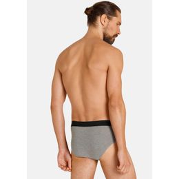 Camano Herren Slip &raquo;comfort&laquo; 2er Pack, mit elastischem Logobund grau S