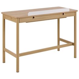 ACTONA GROUP Schreibtisch &raquo;Alpena, Arbeitstisch, B&uuml;rotisch, Tisch&laquo; Breite 120 cm, skandinavischer Stil, Holzoptik, beige, Schublade, FSC