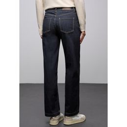 Street One Damen Street One 5-Pocket-Jeans Rinsed Wide Leg Jeans 33, L&auml;nge 32