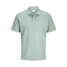 Jack & Jones Jack & Jones Herren Poloshirt &raquo;JJEAUSTIN POLO SS NOOS&laquo; Materialmix, regular fit gr&uuml;n XS