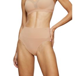 Triumph Damen Shapingslip &raquo;Soft Sculpt&laquo; nahtlos, leicht formend, hoher Beinausschnitt beige 42