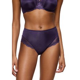 Triumph Damen Maxislip &raquo;Ladyform Soft&laquo; mit Spitze, femininer Stil, glatt, elegant lila 38