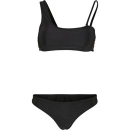Urban Classics Damen Urban Classics B&uuml;gel-Tankini &raquo; Damen Ladies Recycled Asymmetric Tank Top Bikini&laquo; S, N-Gr