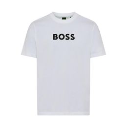 BOSS Green Damen BOSS Green T-Shirt Rundhalsausschnitt, Regular Fit, Boss-Logodruck M