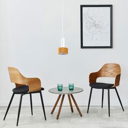 Paco Home Pendelleuchte &raquo;VELUTA&laquo; GU10 Wohnzimmer H&auml;ngeleuchte Stoffschirm Esszimmer Modern GU10 wei&szlig;